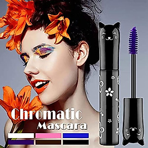 LGSZGDCN White Lashes volume mascara Extensions Makeup Lash Waterproof Fast Dry Eyelashes Curling Lengthening Primer Eye Lashes Party Stage Use