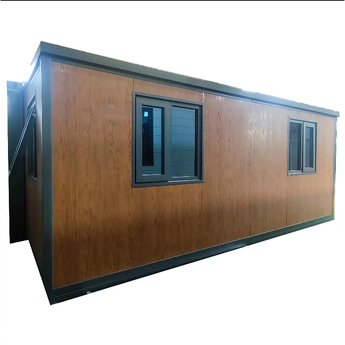 Expo Groups Portable 19x20 Ft Expandable Prefabricated Home 3+ bedrooms – Ideal for Hotels, Offices, Guard Houses, Shops, Villas, Complete Restroom, Pre-Wired (13x20FT)