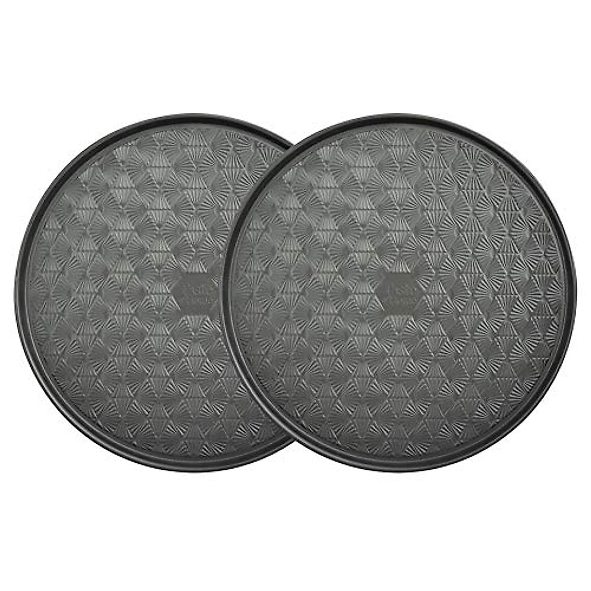 Taste of Home 14-inch/Medium Non-Stick Metal Pizza Pan – 2 Pack