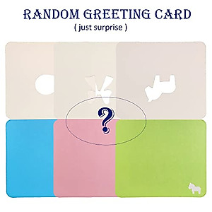 yacool Black Gift Bag 11 x 4 x 13 with Greeting Card, Sticker and Tissue Paper for Birthday, Valentine, Party, Baby Shower, Girls, Boys