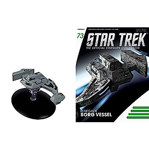 Eaglemoss Diecast Star Trek Renegade Borg Vessel ST0073 TV SERIES & MAGAZINE #73 ,#G14E6GE4R-GE 4-TEW6W267517