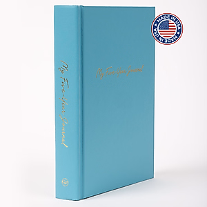 Hard Cover 5 Year Journal | The Easiest to Use Five Year Journal | Quick and Easy Five Year Daily Journal System | 6x8.25 Inch Size (Turquoise)