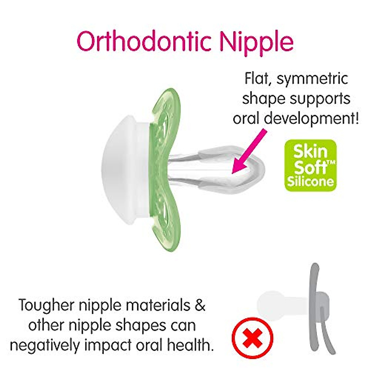 MAM Newborn Essentials "Baby Essentials" Matte Gift Set (9-Piece), Easy Start Anti-Colic Baby Bottles, Baby Pacifiers, Girl