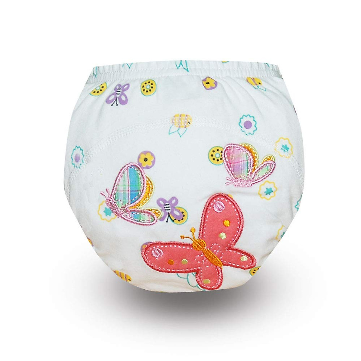 Baby Girls' Training Pants Reusable 5 Pack Toilet Training Underwear Panties Nappy Size 80 18Months 2T