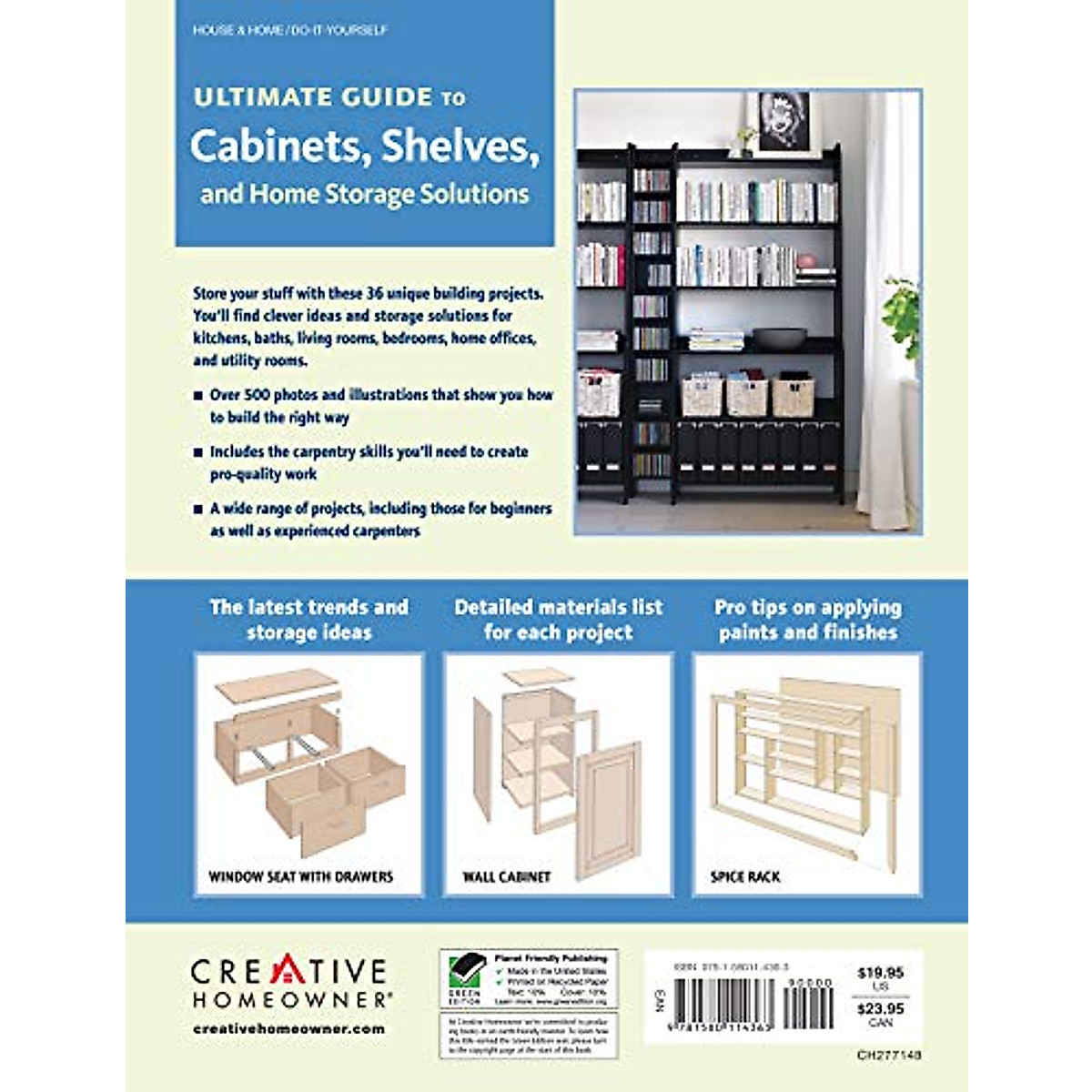 Ultimate Guide to Cabinets, Shelves & Home Storage Solutions (Creative Homeowner) (Home Improvement)