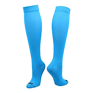TCK Krazisox Neon Over the Calf (Electric Blue, Large)