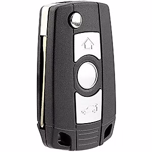 KeylessOption Keyless Entry Remote Control Car Ignition Flip Key Fob for BMW LX8 FZV LX8FZV