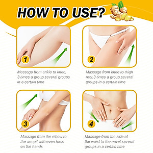 VOGSIG Anti Cellulite Slimming Cream Gel, Hot Cream, Ginger Fat Burning Weight Loss Full Body Fat Burning Cream for Belly, Perfect for Cellulite, Soothing, Relaxing, Tightening & Slimming