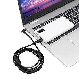 CERRXIAN 6.5ft 100W PD USB Type C Male Input to 90 Degree DC 4.0 x 1.7 mm Male Power Charging Cable (4017-100W)