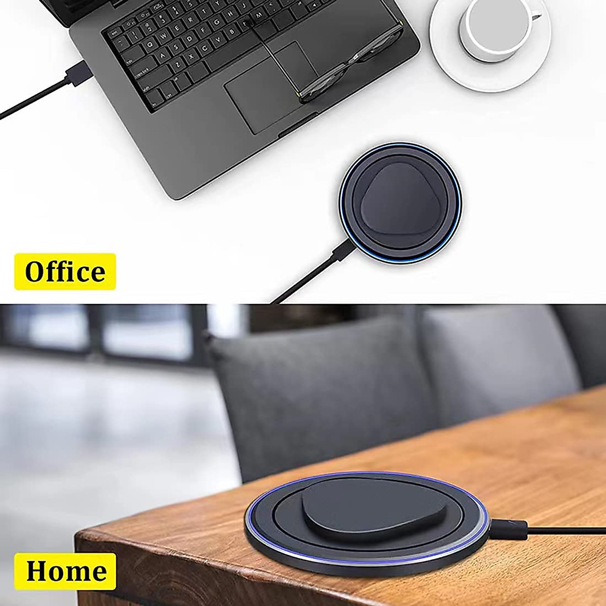 Magnetic Wireless Charger Compatible with Sonos Roam, Power Up Charging Dock Portable Bluetooth Speaker Charging Dock, Type-C Cable Included (Sonos)