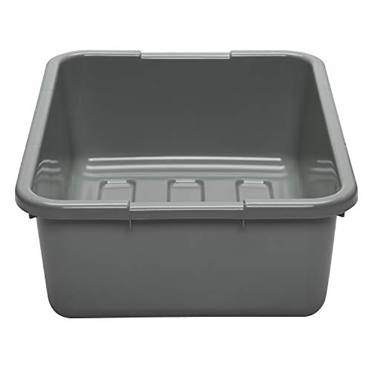 Cambro 21157CBP180 Cambox 21" x 15" x 7" Light Gray Polyethylene Plastic Bus Box with Ribbed Bottom, (Pack of 1)