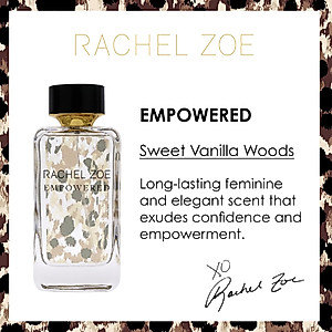 RACHEL ZOE Empowered Value Set - Designer Women Perfume, Body Spray for Women - Vanilla Eau de Parfum Sprays - Ideal Perfume Gift Set for Women - 3 pc