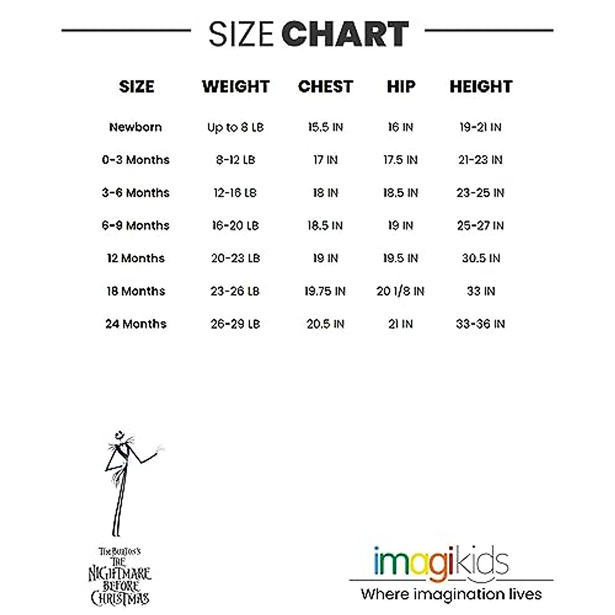 Disney Nightmare Before Christmas Newborn Baby Boys Short Sleeve Bodysuit Pants and Hat 3 Piece Outfit Set 0-3 Months