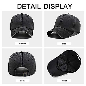 Happy Camper Baseball Caps Washed Adjustable Camping Hat for Men Women Distressed Sport Strap Caps Jeans Ball Cap