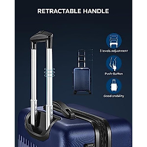 Hardside Expandable Luggage with Spinner Wheels,24 inch Travel Suitcases with TSA Lock…