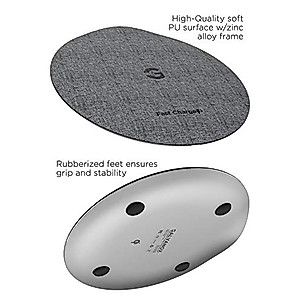 Encased Wireless Charger Pad for Samsung Models (Quick Charge 3.0) Galaxy Note/ S10 / S20 Plus / S21 / S22 / S23 Ultra (Fast Charging Qi Enabled) Non-Slip, Case Compatible (Premium Metal Construction)