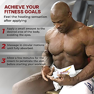 Shrink Toning Lotion - Heat Activated Cellulite Cream and Firming Body Lotion for Women and Men - Body Cream for Stomach, Tummy, and Body - with Caffeine, Vitamin E, Skin Tightening Body Cream (8oz)