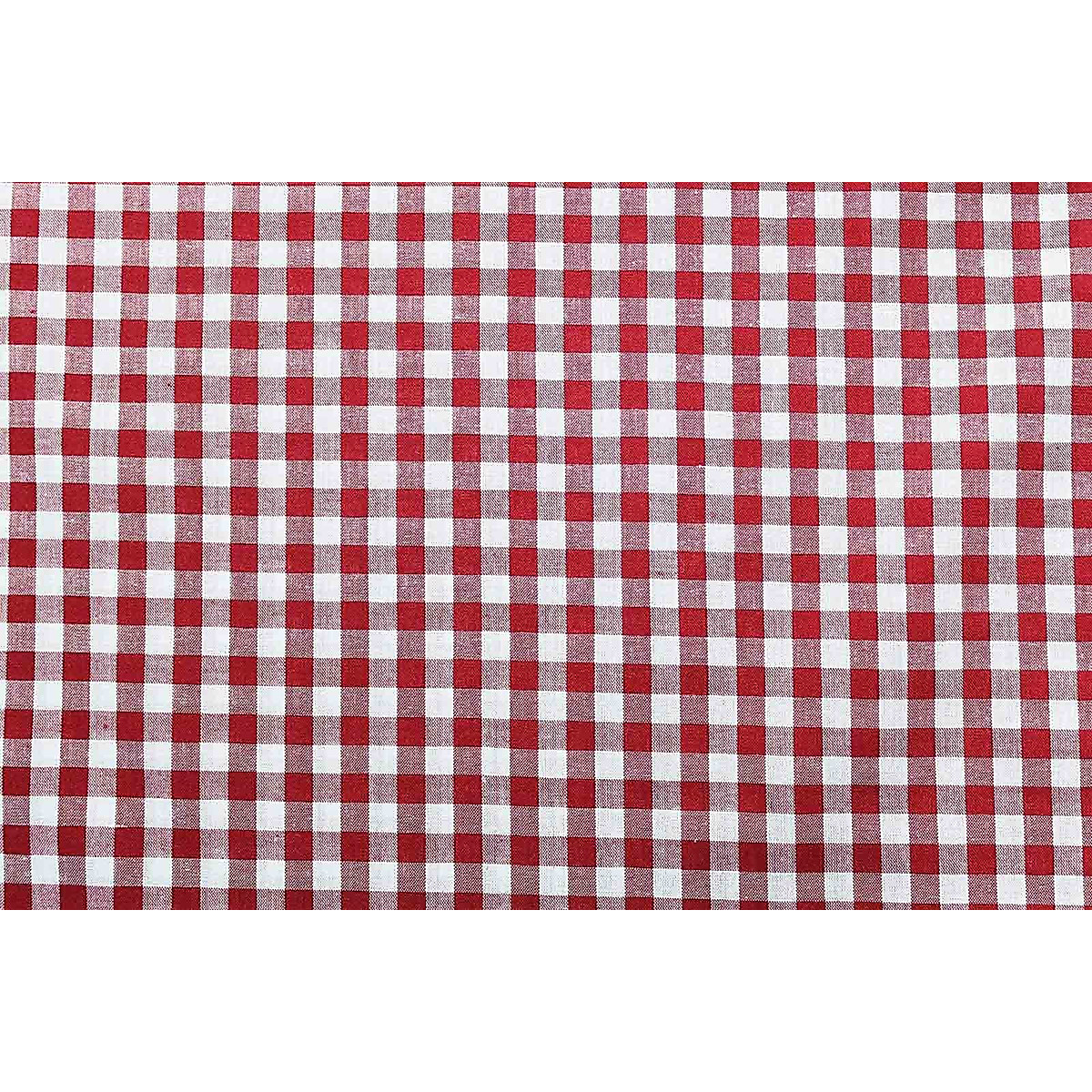 Richlin Fabrics 3 Yard Pack 60" Poly/Cotton Gingham 1/4", Red/White