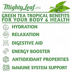 Mighty Leaf Green Tea Tropical 100ct.
