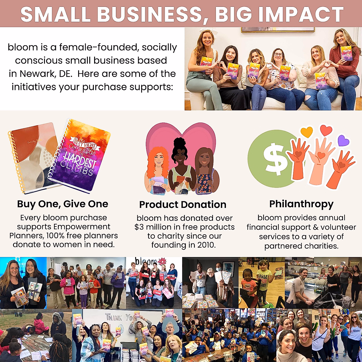 bloom daily planners 2024 Pocket Planner - 4” x 6” - (January 2024 - December 2024) - MINI Weekly/Monthly Agenda Organizer & Calendar Book - Good Things Are Coming