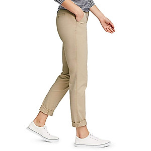 Eddie Bauer Women's Stretch Legend Wash Pants - Boyfriend, Cloud, 10