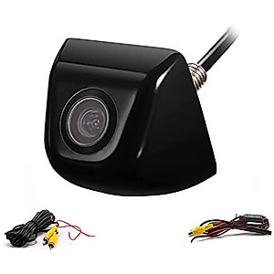 Backup Camera for Car, Rear View Camera with Moveable Guideline, CCD HD Image,IP67 Waterproof, Super Night Vision 170° Wide View Camera, 4 Layer Glass Lens, for Car Pickup Truck SUV RV Van (Black)