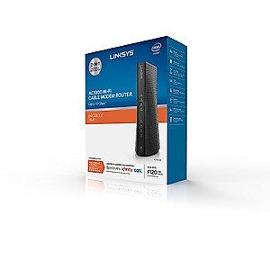 Linksys High Speed DOCSIS 3.0 24x8 AC1900 Cable Modem Router, for Xfinity by Comcast and Spectrum by Charter (CG7500) (Renewed)