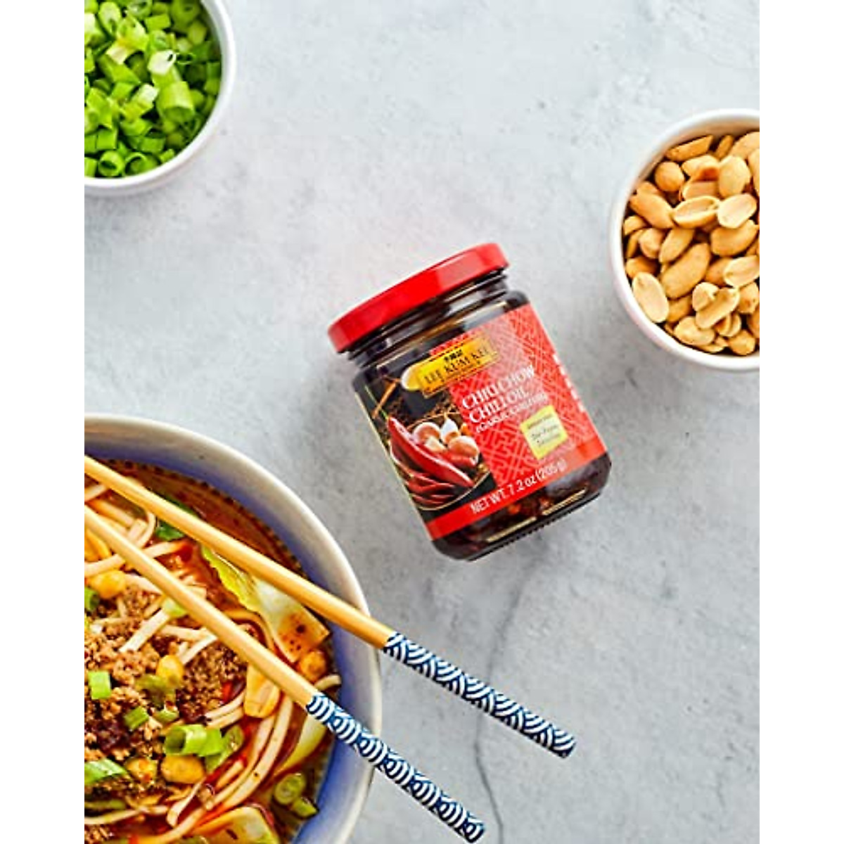 Lee Kum Kee Chiu Chow Chili Oil net wt. 205g (7.2oz)