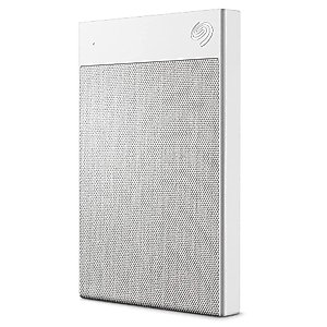 Seagate Backup Plus Ultra Touch HDD 1TB External Hard Drive – White USB-C USB 3.0, (STHH1000402 (Renewed)