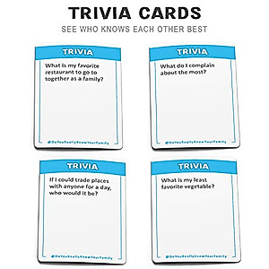 Do You Really Know Your Family? A Fun Family Game Filled with Conversation Starters and Challenges - Great for Kids, Teens and Adults