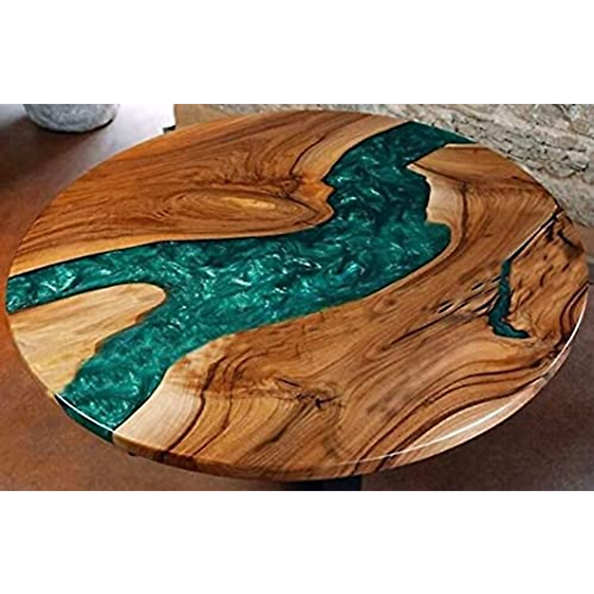 Epoxy Table, Live Edge Wooden Table, Epoxy Resin River Table, Natural Wood,Dining Table, Natural Epoxy Table, Resin Table