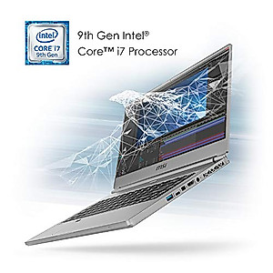 MSI P65 Creator-1084 15.6" 4K UHD Display, Ultra-Thin and Light, RTX Studio Laptop, Intel Core i7-9750H, GeForce RTX 2060, 32GB DDR4, 1TB Teton Glacier SSD, Win10PRO, VR Ready