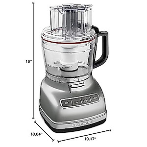 KitchenAid KFP1133CU 11-Cup Food Processor with ExactSlice System - Contour Silver