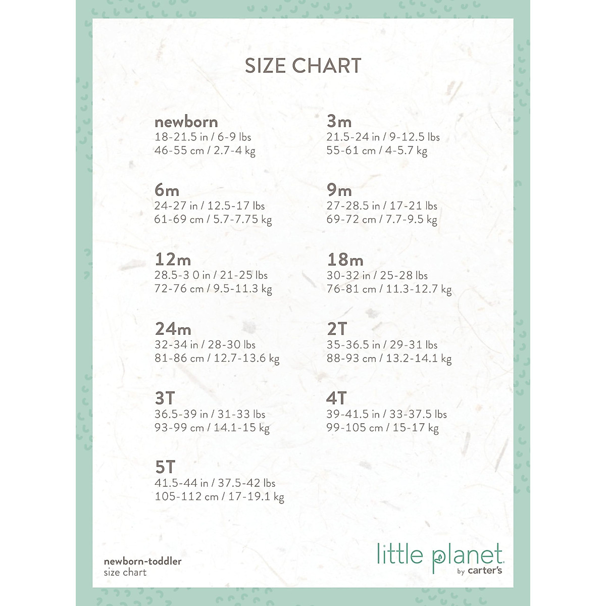 Little Planet by Carter's Baby 3-Pack Organic Cotton Short-Sleeve Rib Bodysuits, Pandas, 3 Months