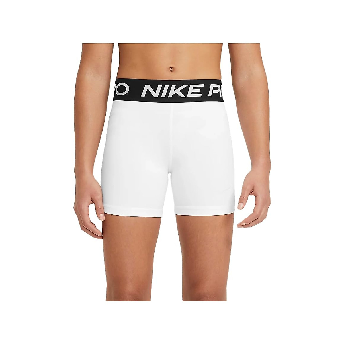 Nike Girl's NP Dri-Fit 3" Shorts M White