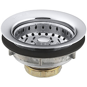 KOHLER K-8814-CP Sink Strainer, 3.5, Polished Chrome