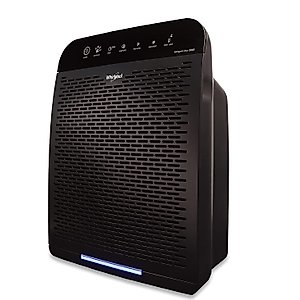 Whirlpool WPPRO2000B Whispure True Hepa Air Purifier, Activated Carbon, 508 Sq ft, Smart Auto Mode, Ideal For Allergies, Odors, Pet Dander, Mold, Smoke, Wildfire & Germs - Slate Black
