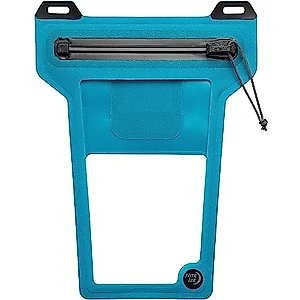 Nite Ize Runoff Waterproof Phone Pouch with Lanyard and TRU Zipper, IP67 Universal Waterproof Case for iPhone 11/11 Pro Max/Xs Max/XR/X/8/8P Galaxy, Blue