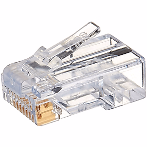 Platinum Tools 100010B EZ-RJ45 Cat6 Connector, 100-Pack