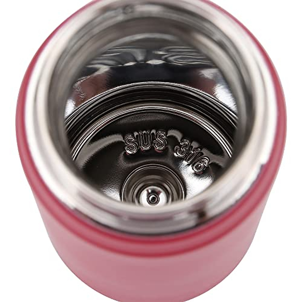 GOOFIT 9Oz Small Coffee Water Bottle Double Wall Vacuum Insulated Thermos for Kids and Women Keeps Cold 12H Hot 12H Red