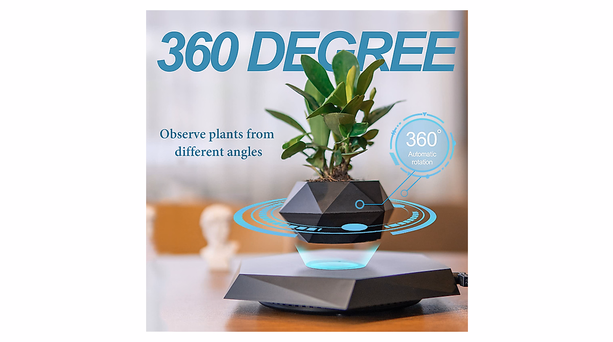 HCNT Levitating Plant Pot: Unique Floating Decoration