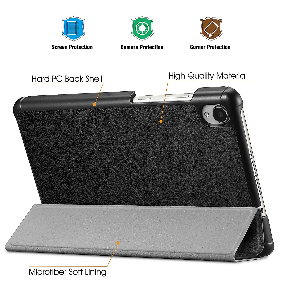 Fintie Case for Lenovo 8.0 Inch Tab M8 Gen 3 2022(TB-8506F/X), Lightweight Slim Shell Stand Cover