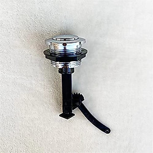 MXIAOXIA Button Toilet Single Button Flush Toilet Seat Tank Valve Single Lever Bathroom Toilet Water Switch