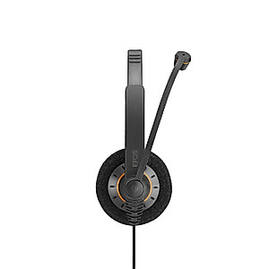 Sennheiser Consumer Audio SC 60 USB ML (504547) - Double-Sided Business Headset | For Skype for Business | with HD Sound, Noise-Cancelling Microphone, & USB Connector (Black)