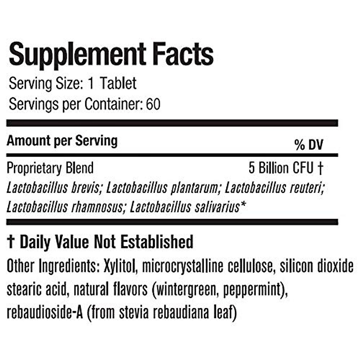 Orasana® Probiotic Mints, Vegan, All Natural Chewable Probiotic for Oral Health