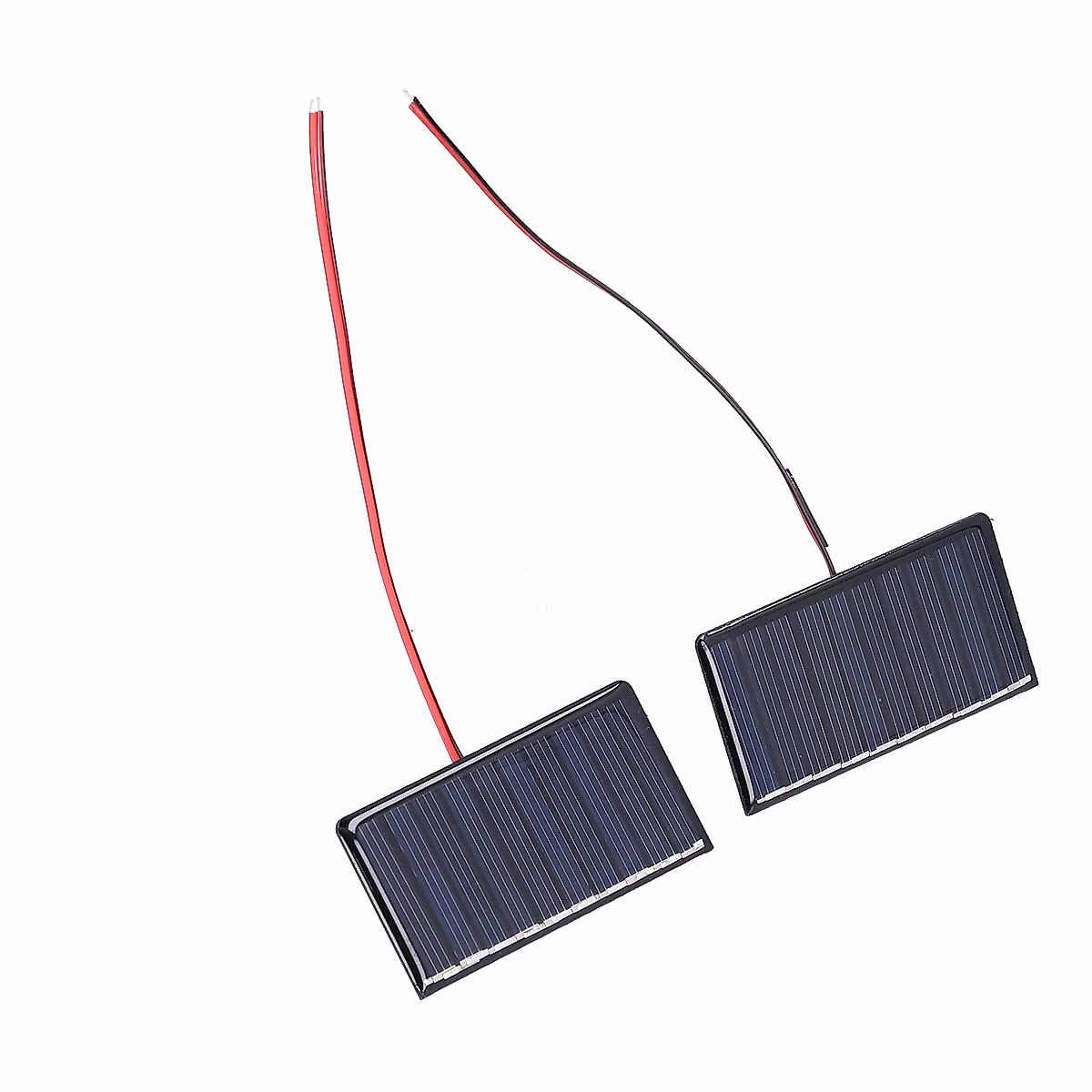 Joyzan Solar Panel Module, Polysilicon Micro Glue Power Solars Cell Photovoltaic Module DIY System Kits for Low Power Electrical Appliances Toys Advertising Household Lights Electric Fans