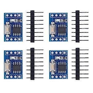 PCB Control Board 4 Set Microcontroller System Development Board Singlechip System Board for Singlechip Development LED Industry 12 x 18mm / 0.47 x 0.71in