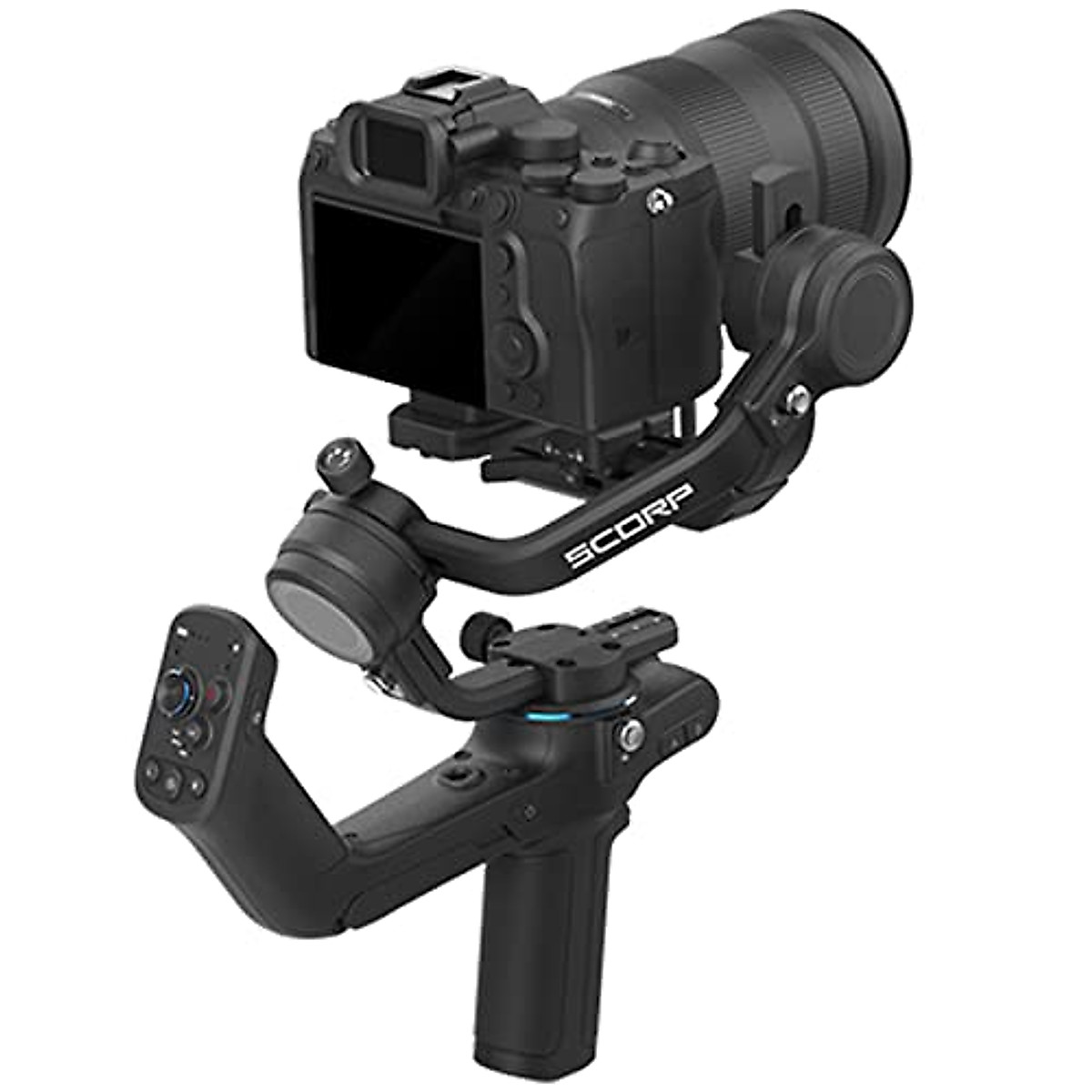 FeiyuTech SCORP-C Camera Gimbal Stabilizer for DSLR and Mirrorless Cameras,Camera Handheld Gimbal 3-Axis, 5.51lbs Payload for Sony/Canon/Panasonic/Lumix/Nikon/Fujifilm,with Tripod