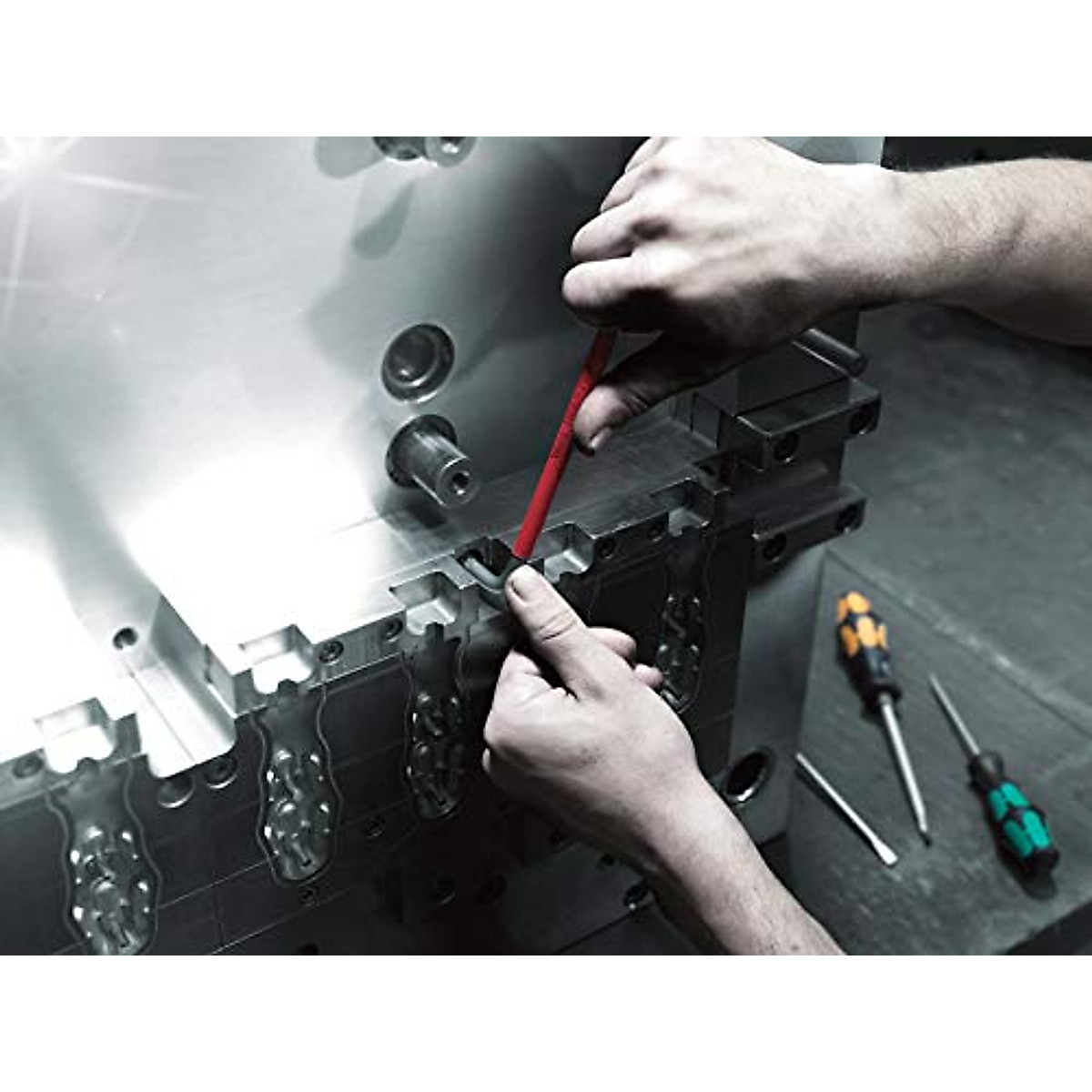 Wera Tools 05073593001 950 SPKL/9 SM N SB Long ARM HEX Key Set, One Size, Multi