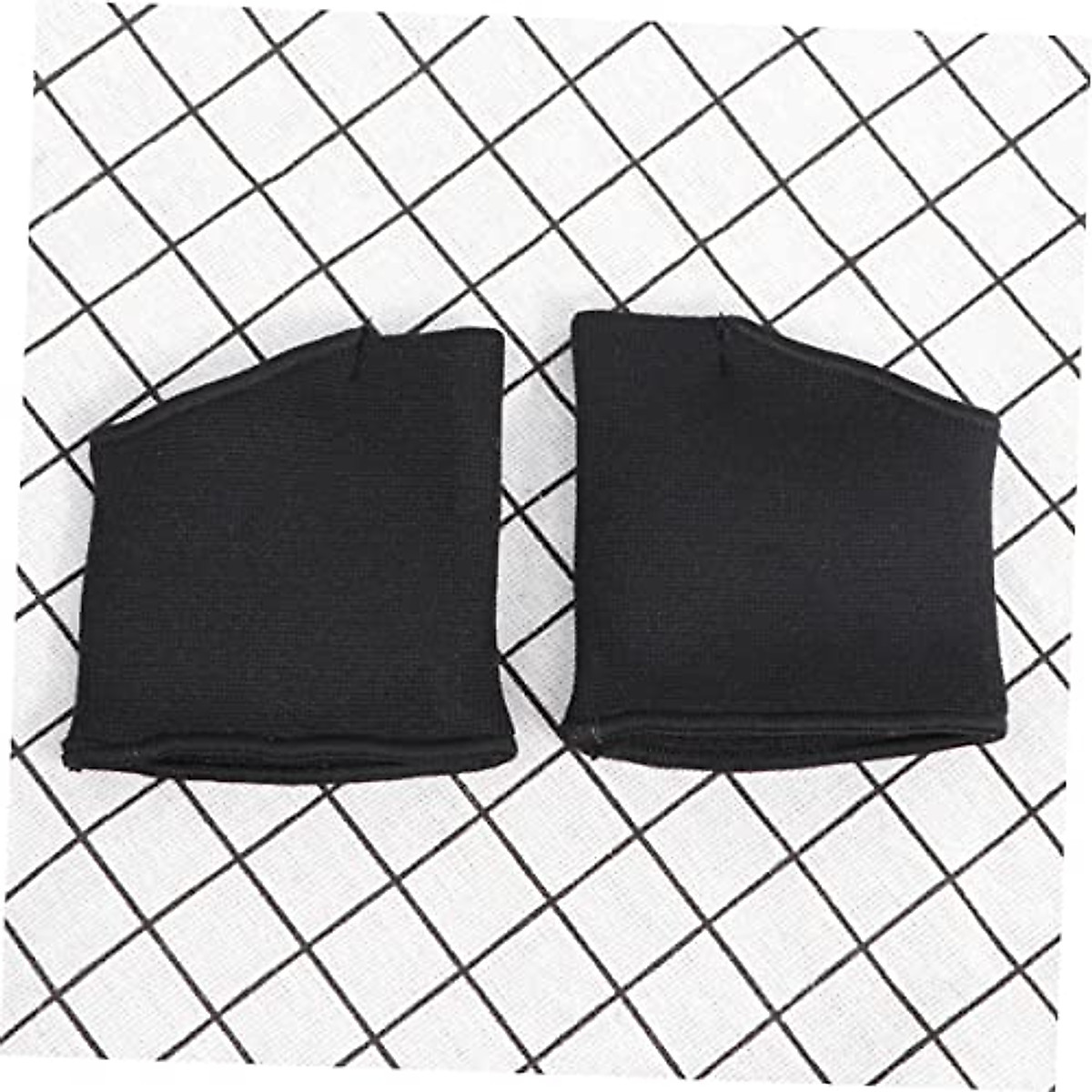 GLEAVI 2pcs Hallux Valgus Straightener Toe Spacer Bunion Night Splint Hallux Valgus Covers Bunions Covers Thumb Covers Thicken Orthotics Sock Floor Mat Black Bunion Splints Toes Separator